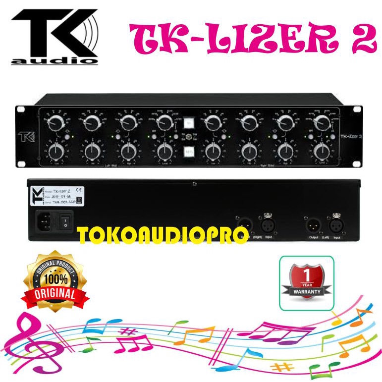 Jual TK Audio TK-lizer 2 Stereo Baxandall EQ with M/S circuit | Shopee Indonesia