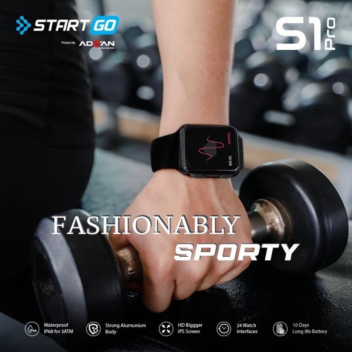 Jual Advan Start Go S1 Pro Smartwatch - Original Bukan R1 Pro Army ...