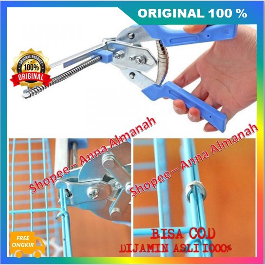 Jual PROMO! Instan Hog Ring Plier Tool Tang Kandang Alat Pengikat ...