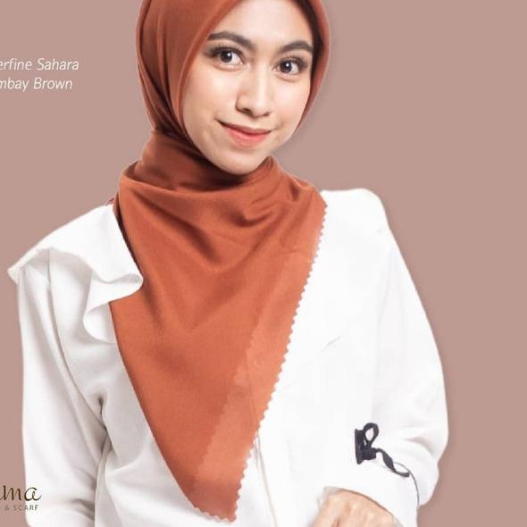 Jual Kerudung HIJAB SEGI EMPAT POLOS VOAL ULTRAFINE LASERCUT PREMIUM PART 3 - Harvest Gold ...