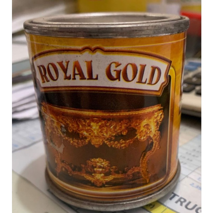 Jual Cat Royal Gold 100cc / Cat Kayu & Besi / Cat Neo Alkycoat Gold ...