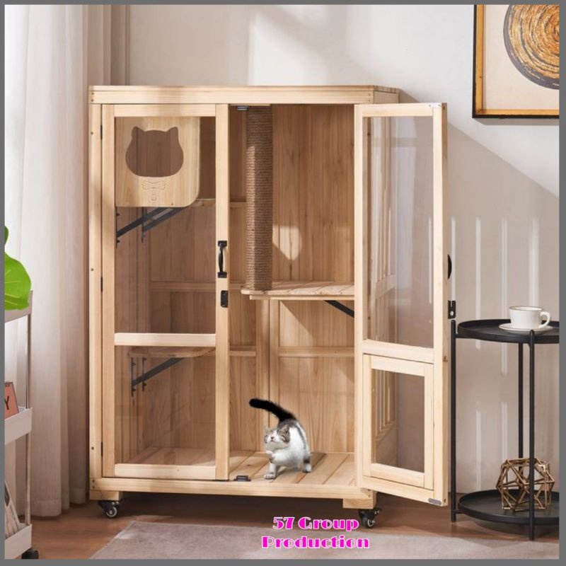Jual Cathome Catquarium Kandang House Kucing Kaca Besar Moderen ...