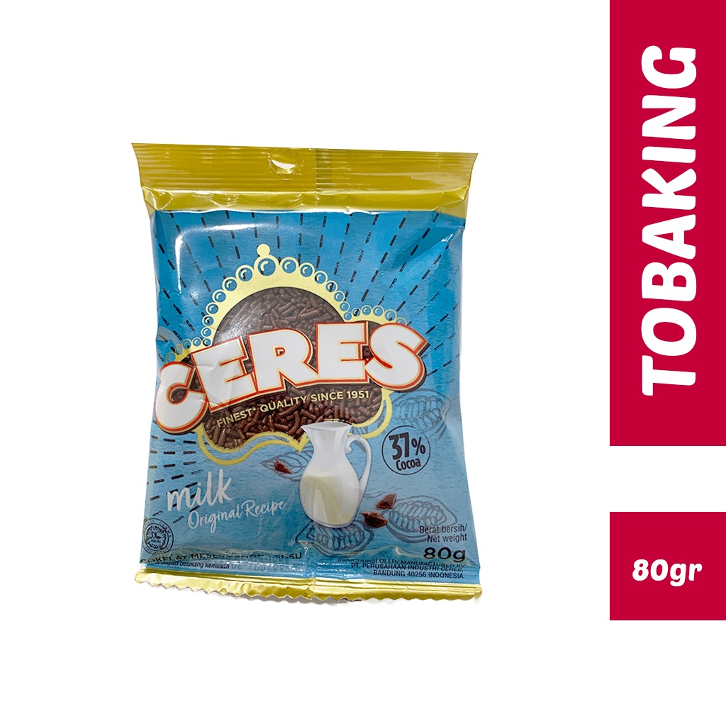 Jual Ceres Hagelslag Meises Milk 80 Gr Chocolate coklat meses | Shopee ...