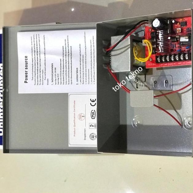 Jual Backup Box Power Supply Access Control 3A 12V | Shopee Indonesia