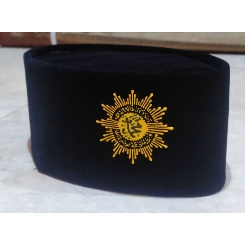 Jual songkok peci kopiah logo muhammadiyah kuning | Shopee Indonesia