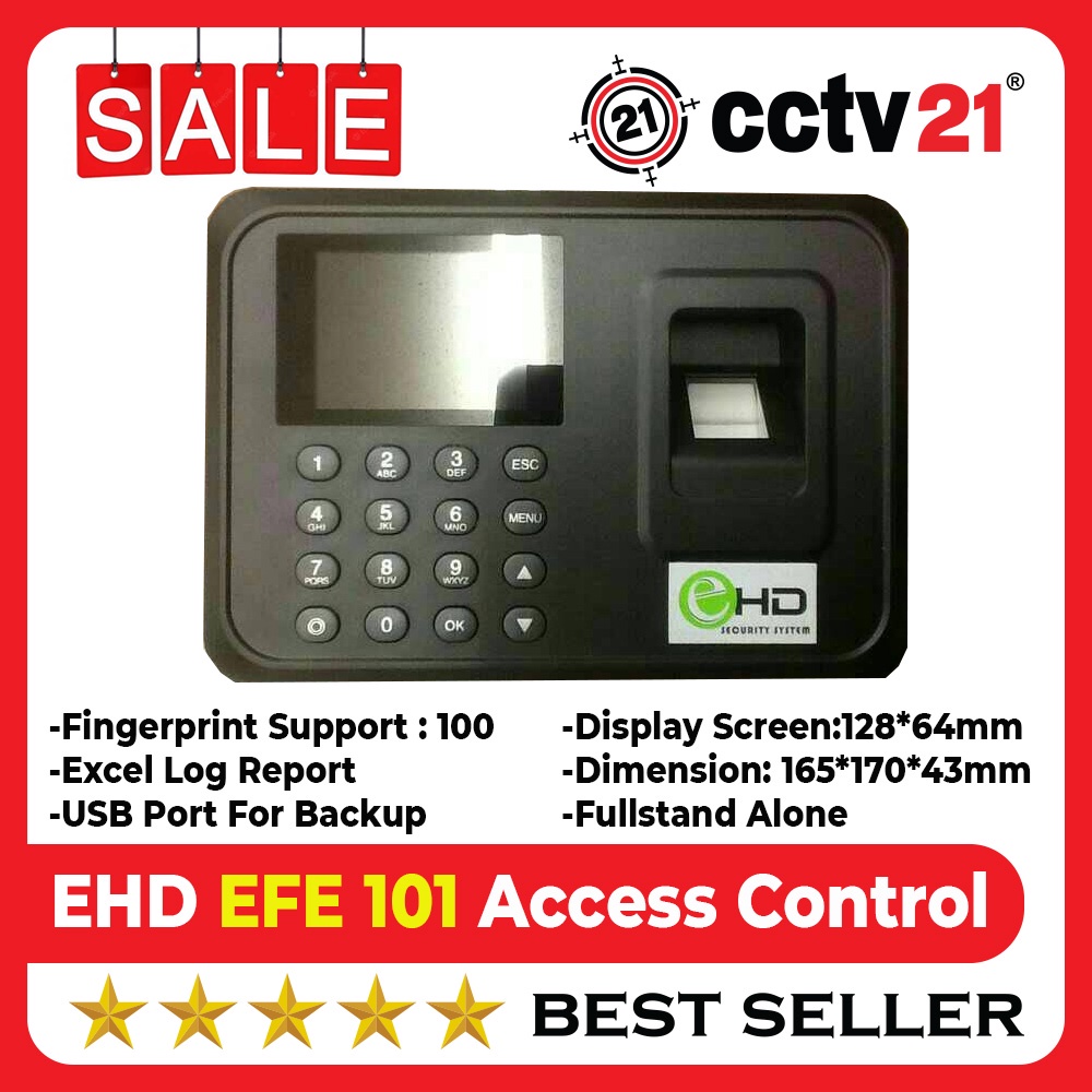 Jual EHD EFE 101 Access Control Fingerprint Reader Mesin Akses Absensi | Shopee Indonesia