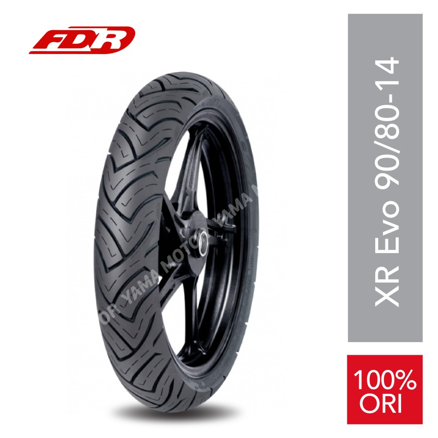 Jual BAN LUAR FDR MATIC TUBELESS RING 14 SPORT XR EVO 90 80-14 | Shopee Indonesia