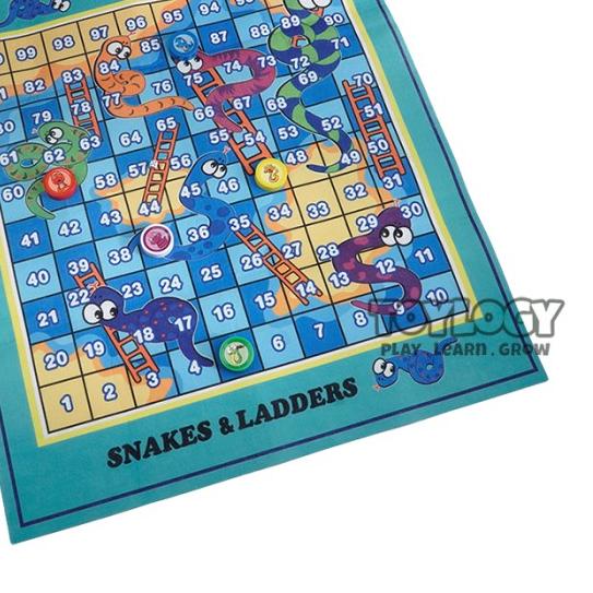 Jual Snake and Ladder Playmat Game ( Matras Permainan Ular Tangga ) | Shopee Indonesia