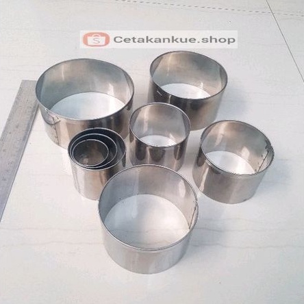 Jual Ring cutter stainless steel/ring roti/ring cake/cookies cutter ...