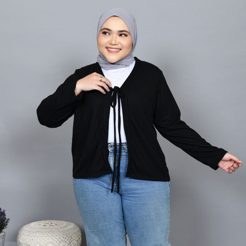 Jual Outer Cardigan Black (NEW) | Shopee Indonesia