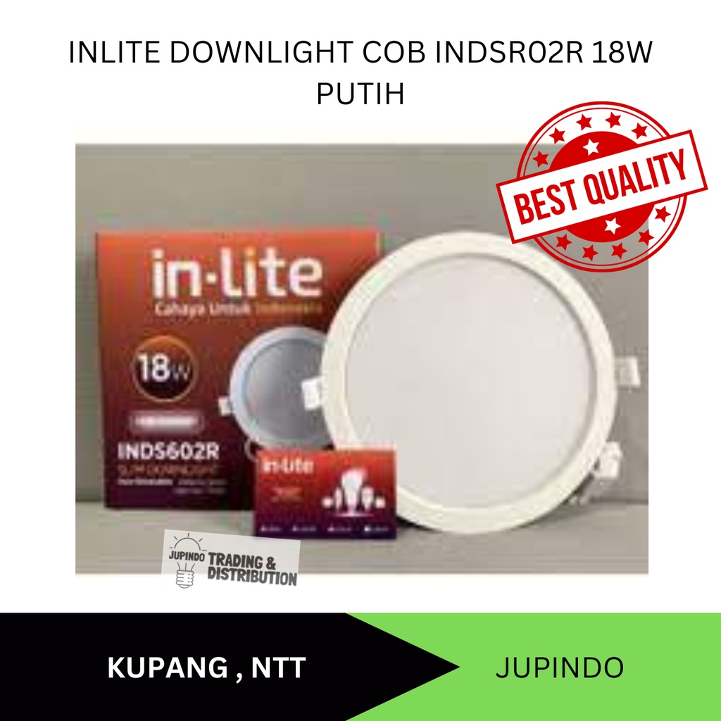 Jual INLITE DOWNLIGHT COB INDSR02R 18W PUTIH - downlight - downlight ...