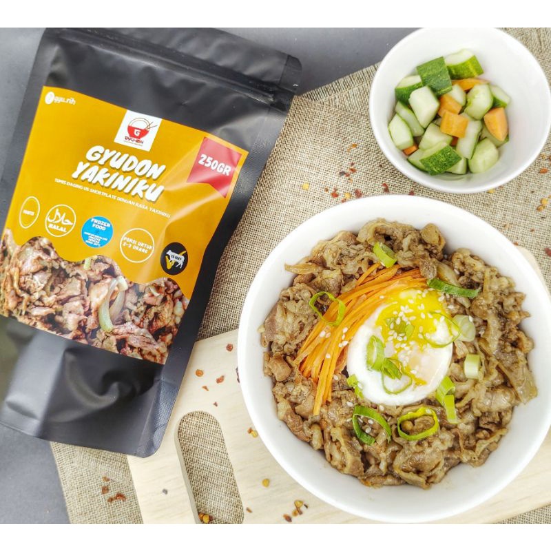 Jual Gyudon Beef YAKINIKU Frozen 250g (Daging Saja) | Shopee Indonesia