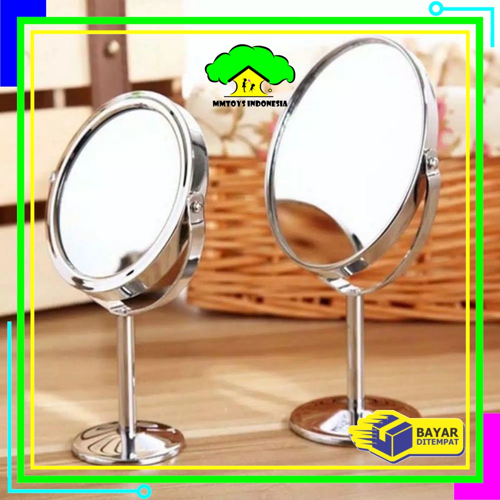 Jual MI-K87 Kaca Cermin Makeup Meja Standing Mirror Cermin 2 Sisi Kaca ...