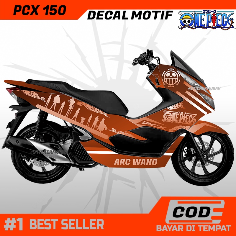 Jual DECAL ONE PIECE MOTOR PCX 150 DECAL MOTOR KEREN MOTIF ONE PIECE ...