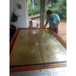 Jual Kaligrafi pintu kabah asli timbul 2 x1,2meter / pajangan dinding ...
