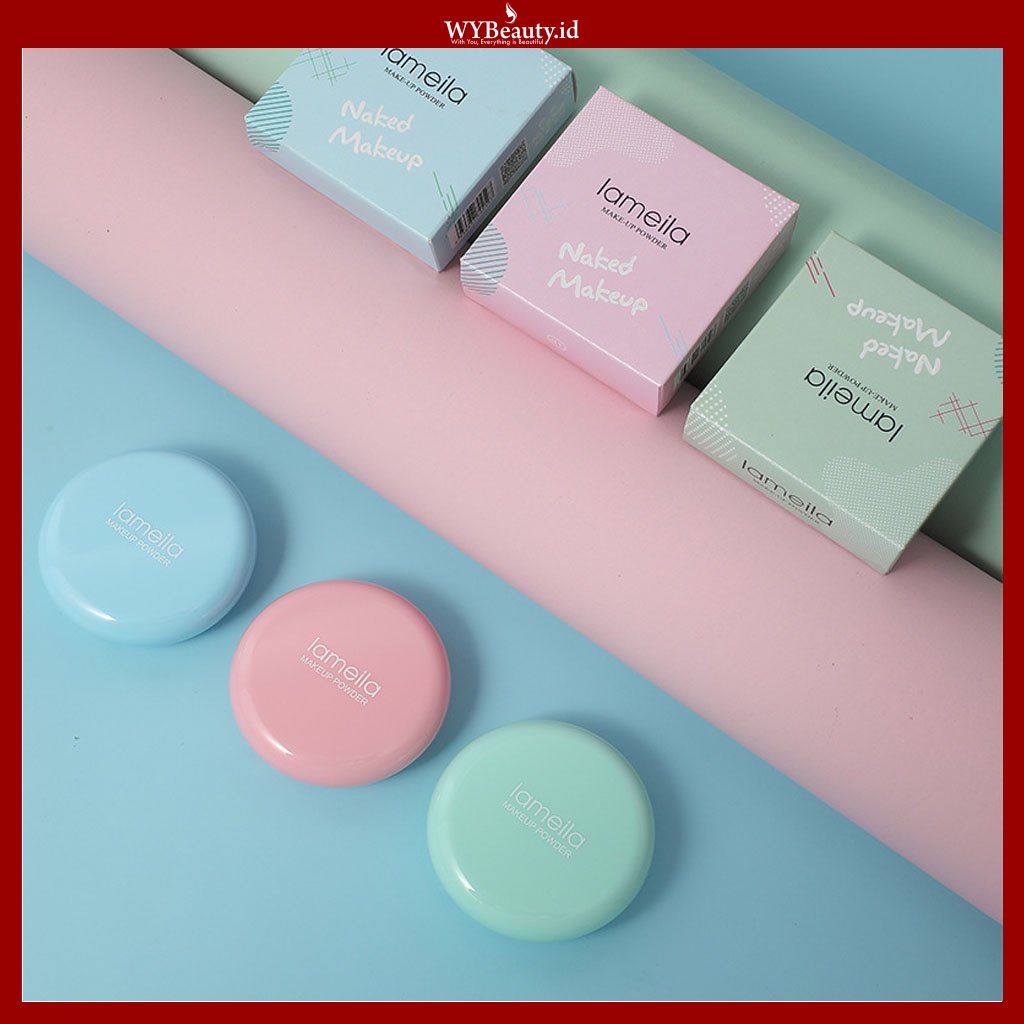 Jual LAMEILA Makaron Bedak Professional Brand Pressed Mineral Powder ...