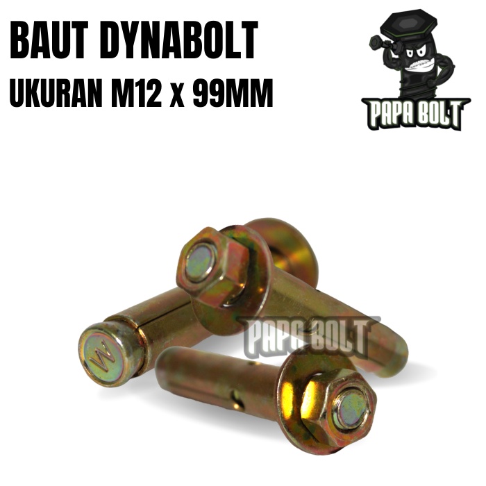 Jual Dynabolt M12x99mm/ Baut Tanam / Dinabolt / Baut Beton 12x99mm ...