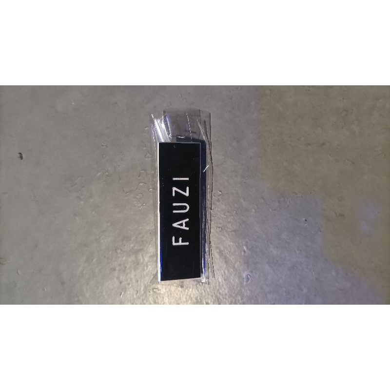 Jual NAME TAG SERAGAM/PAPAN NAMA SERAGAM/PAPAN NAMA PLASTIK/Papan nama ...