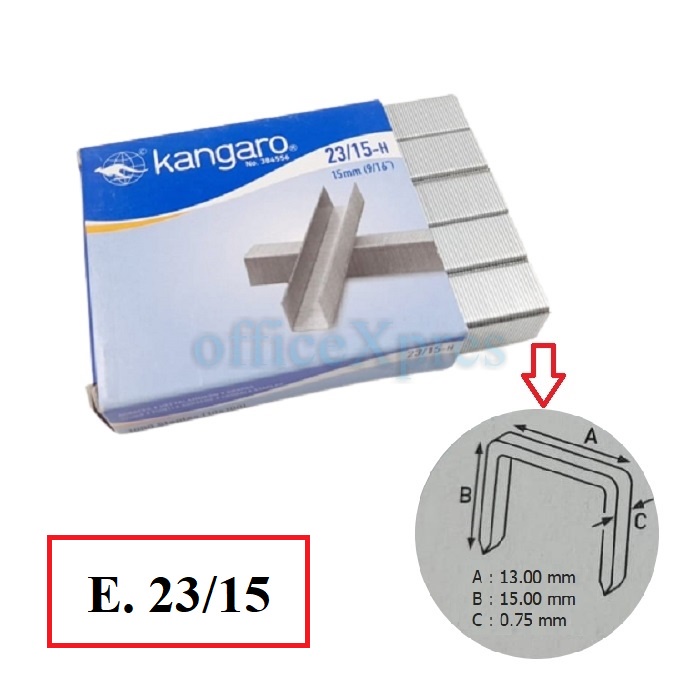 Jual Isi Staples / Isi Stapler Jilid / Necis / Staples Heavy Duty ...