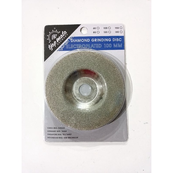 Jual Mata gerinda poles pinggul granit marmer Tjap mata 4inch # 120 ...