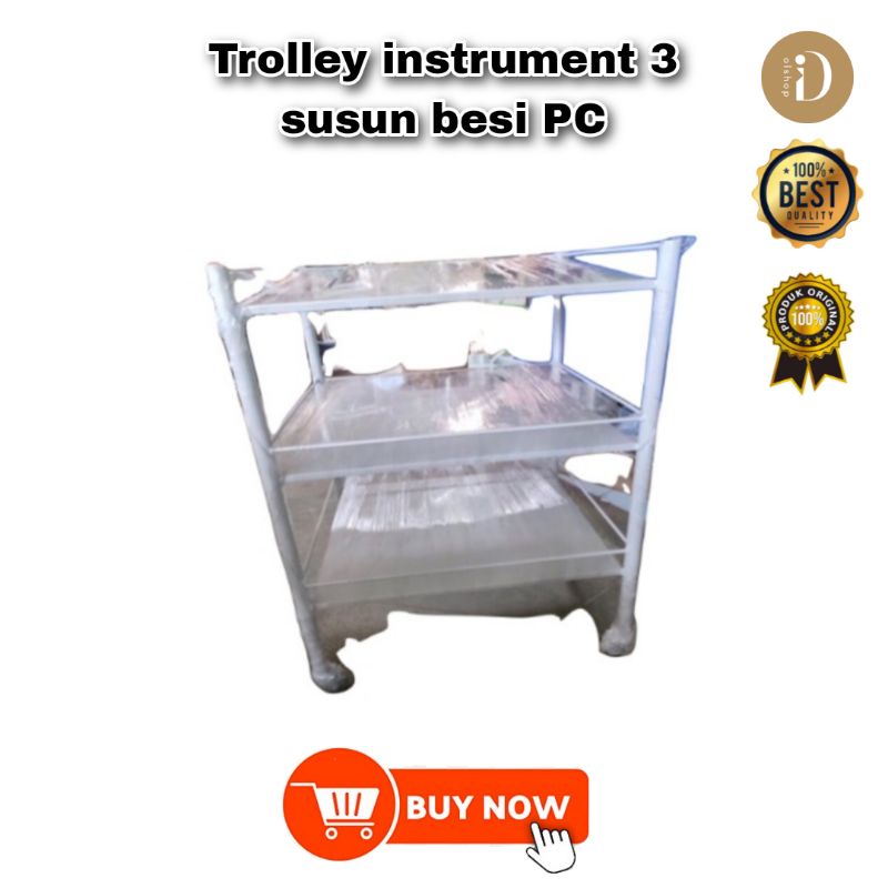 Jual Troli Trolley Instrument 3 Susun Besi PC Berkualitas | Shopee ... Jual Troli Trolley Instrument 3 Susun Besi PC Berkualitas | Shopee ...