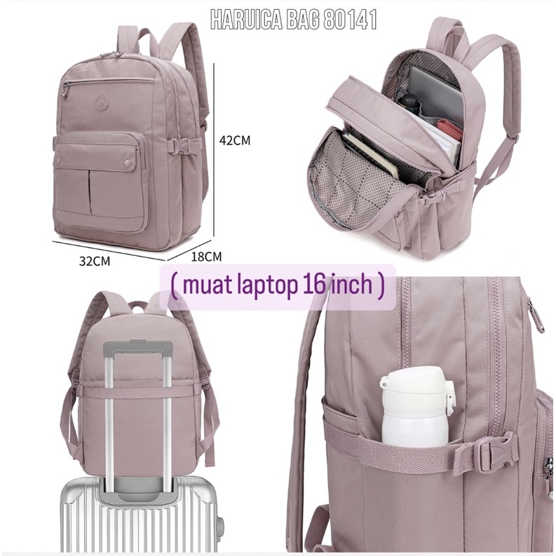 Jual HARUICA BAG 80141 - Tas Ransel / Backpack Unisex | Shopee Indonesia