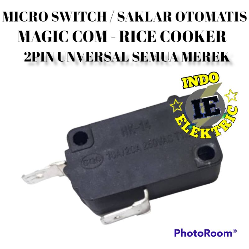 Jual MICRO SWITCH SAKLAR OTOMATIS 2 PIN UNTUK MAGIC COM / RICE COOKER MULTI | Shopee Indonesia
