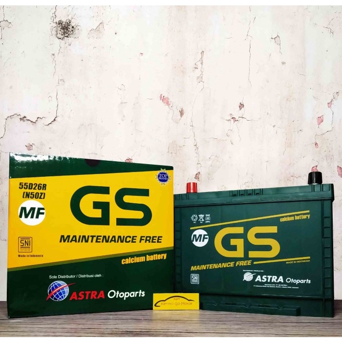 Jual AKI GS ASTRA MF N50Z ACCU AKI GS MF KERING FORD ESCAPE HINO DUTRO | Shopee Indonesia