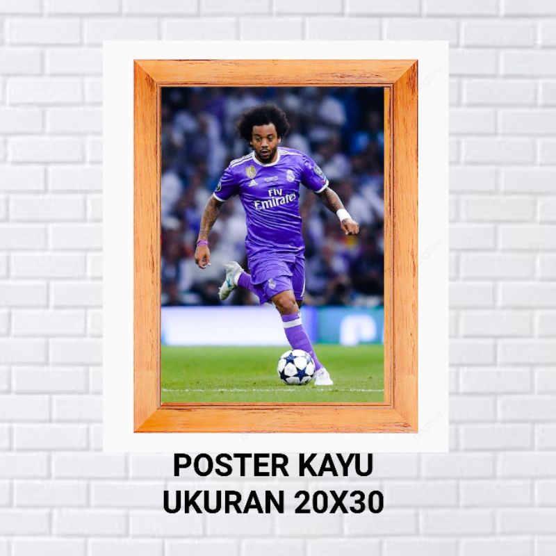 Jual POSTER KAYU MARCELO/POSTER PAPAN MDF/UKURAN 20X30/POSTER PEMAIN ...