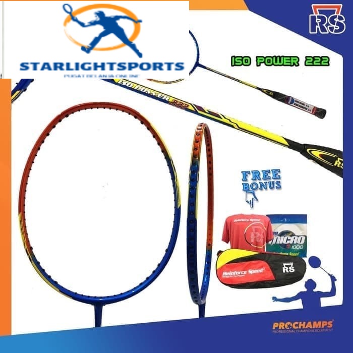 Jual RAKET BADMINTON RS ISO POWER 777 | Shopee Indonesia
