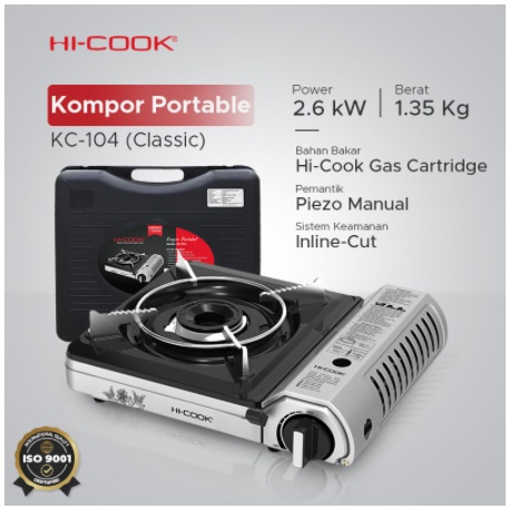 Jual Kompor Portable Hi Cook KC 104 | Shopee Indonesia