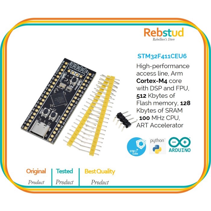 Jual STM32F411CEU6 8MB Flash memory MicroPython Board | Shopee Indonesia