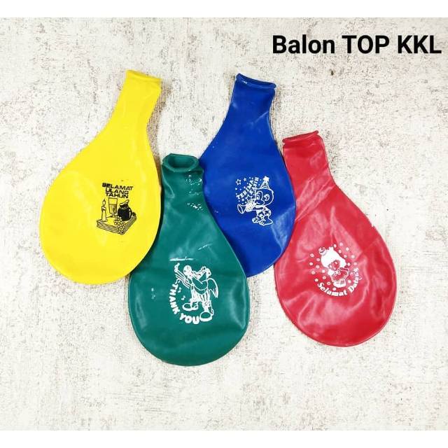 Jual (1Pcs) Balon Polos Kkl / Kkm / Kks Isi 5 | Shopee Indonesia