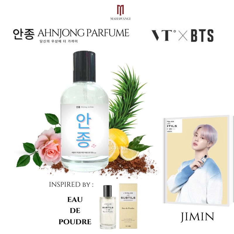 Jual Parfum Tahan JIMIN bts Parfum Korea inspired by VT x BTS Eau de ...