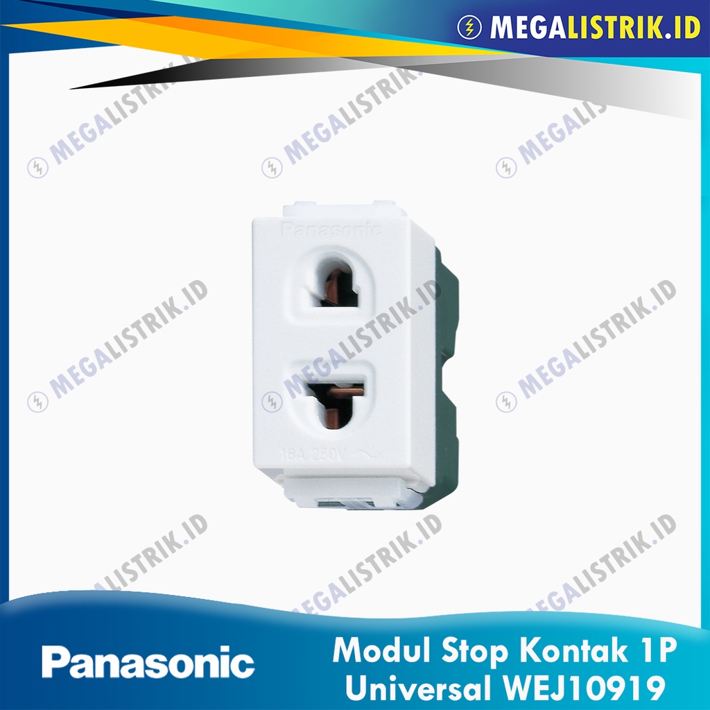 Jual PANASONIC MODUL STOP KONTAK UNIVERSAL / SOCKET OUTLET 1P WIDE ...
