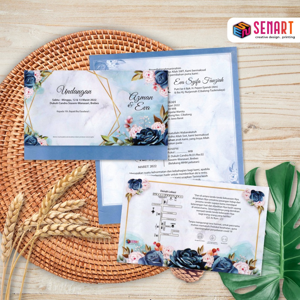 Jual Rayya 353, Cetak Undangan Pernikahan murah, simple, elegan, cetak ...