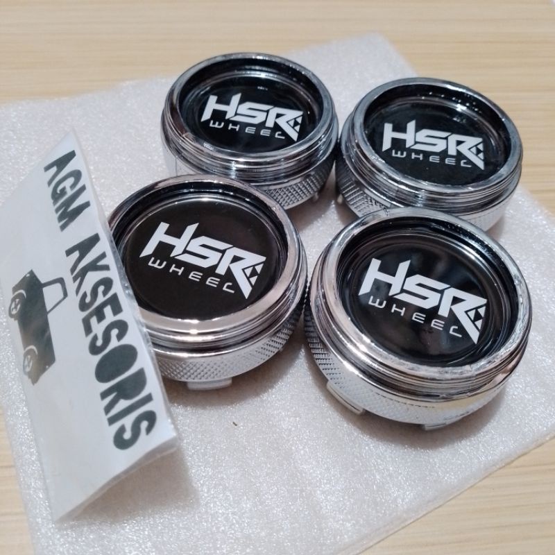 Jual Dop Roda Tutup velg Racing HSR Chrome Tabung Diameter 6cm Harga ...