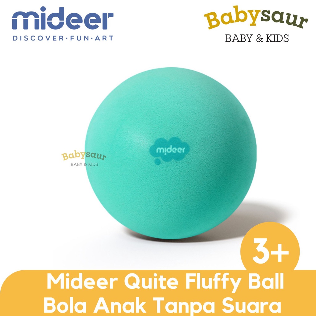 Jual Mideer Quiet Fluffy Ball Mainan Outdoor Bola Tanpa Sura Bouncing ...