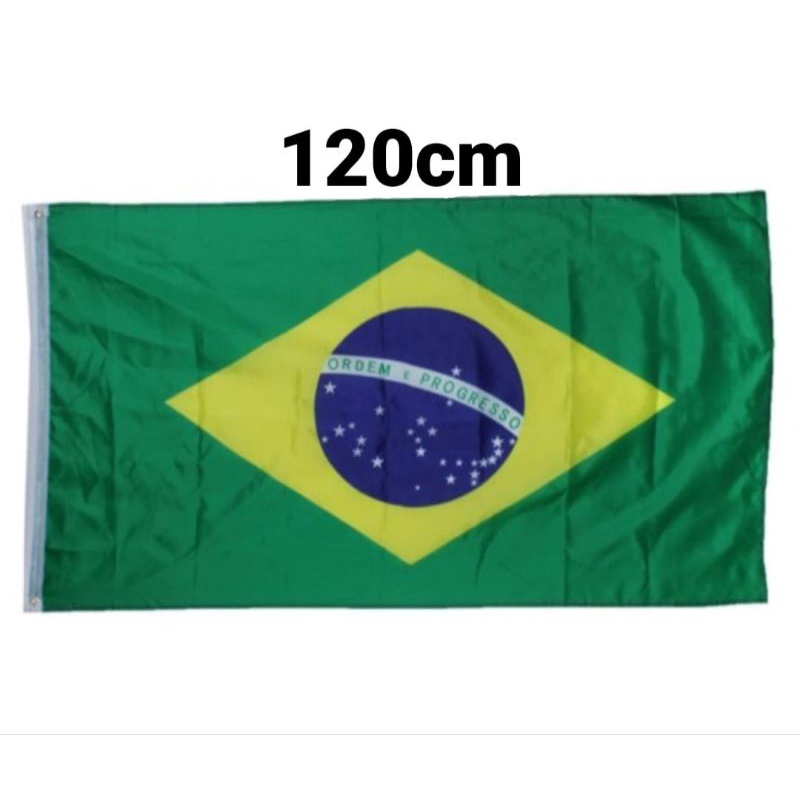 Jual Bendera Piala Dunia Qatar 2022 (Brazil) 120cm | Shopee Indonesia