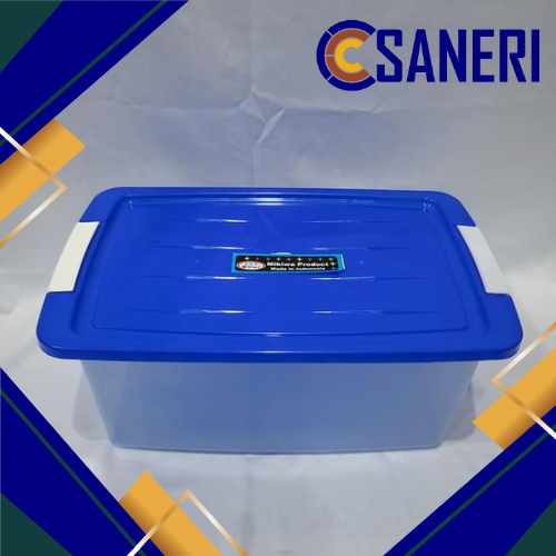 Jual CONTAINER BOX PLASTIK GARIS METALIK DAN WARNA TW | Shopee Indonesia
