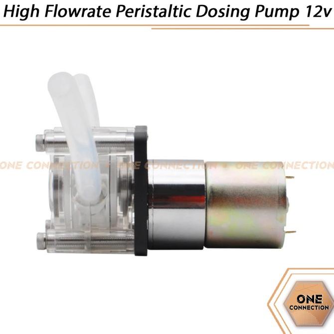 Jual High Flowrate Peristaltic Pump Dosing Pump 12V Dc Pompa Peristaltik | Shopee Indonesia