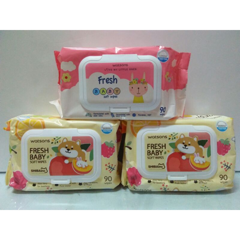 Jual Watsons Tissue Basah (isi 90 lembar) | Shopee Indonesia