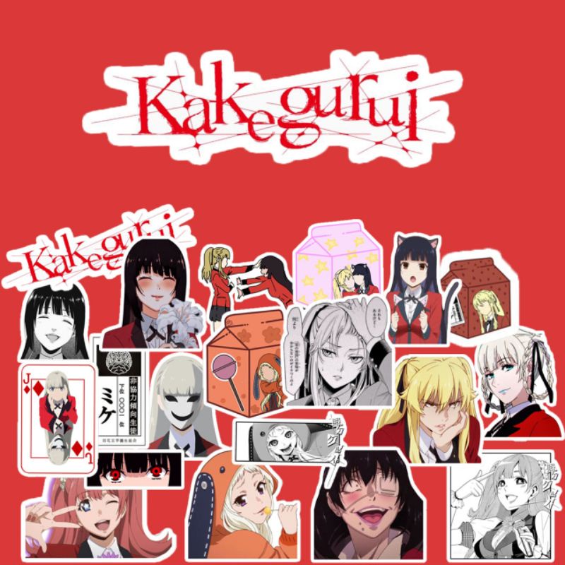 Jual stiker kakegurui|stiker karakter kakegurui | stiker waterproof ...