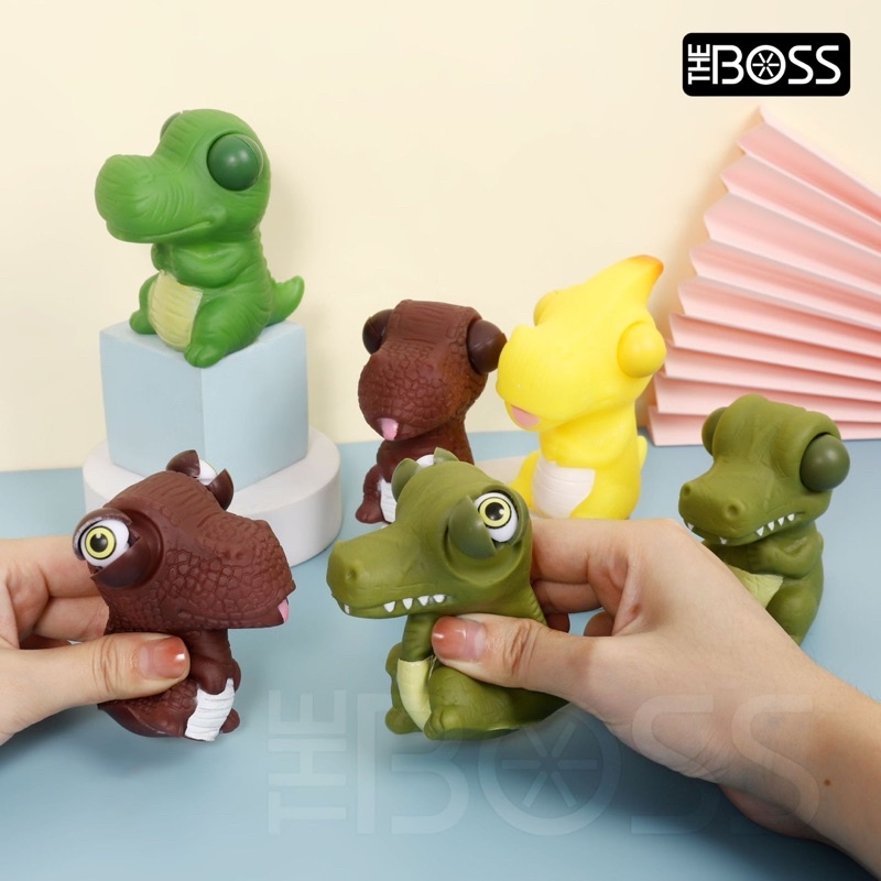 Jual Mainan Pencat Squishy Unik Dinosaurus Penghilang Stress Anti ...