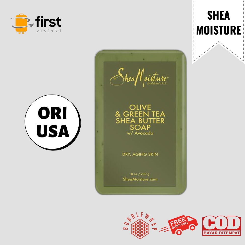 Jual Sheamoisture Olive & Green Tea Shea Butter Soap with Avocado for ...
