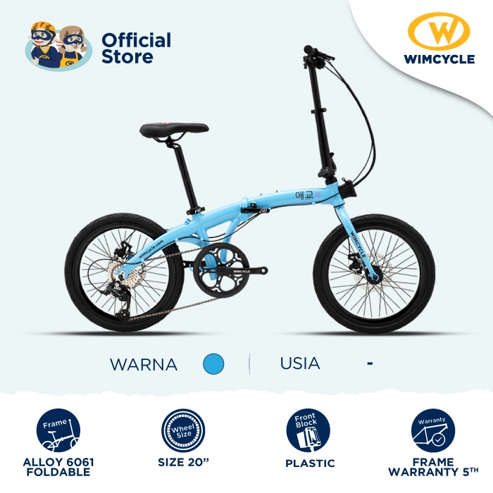 Jual Sepeda Lipat Wimcycle Pocket Rocket 20 Aegyo Korean Series ...