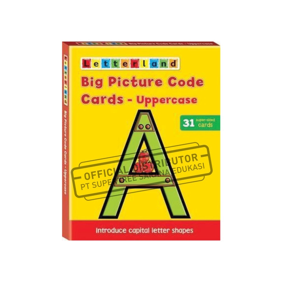Jual Letterland Big Picture Code Cards - Uppercase | Shopee Indonesia