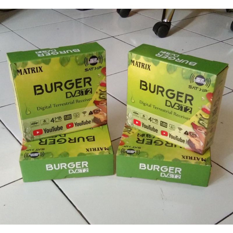 Jual SET TOP BOX STB MATRIX BURGER TV DIGITAL MAKASSAR | Shopee Indonesia