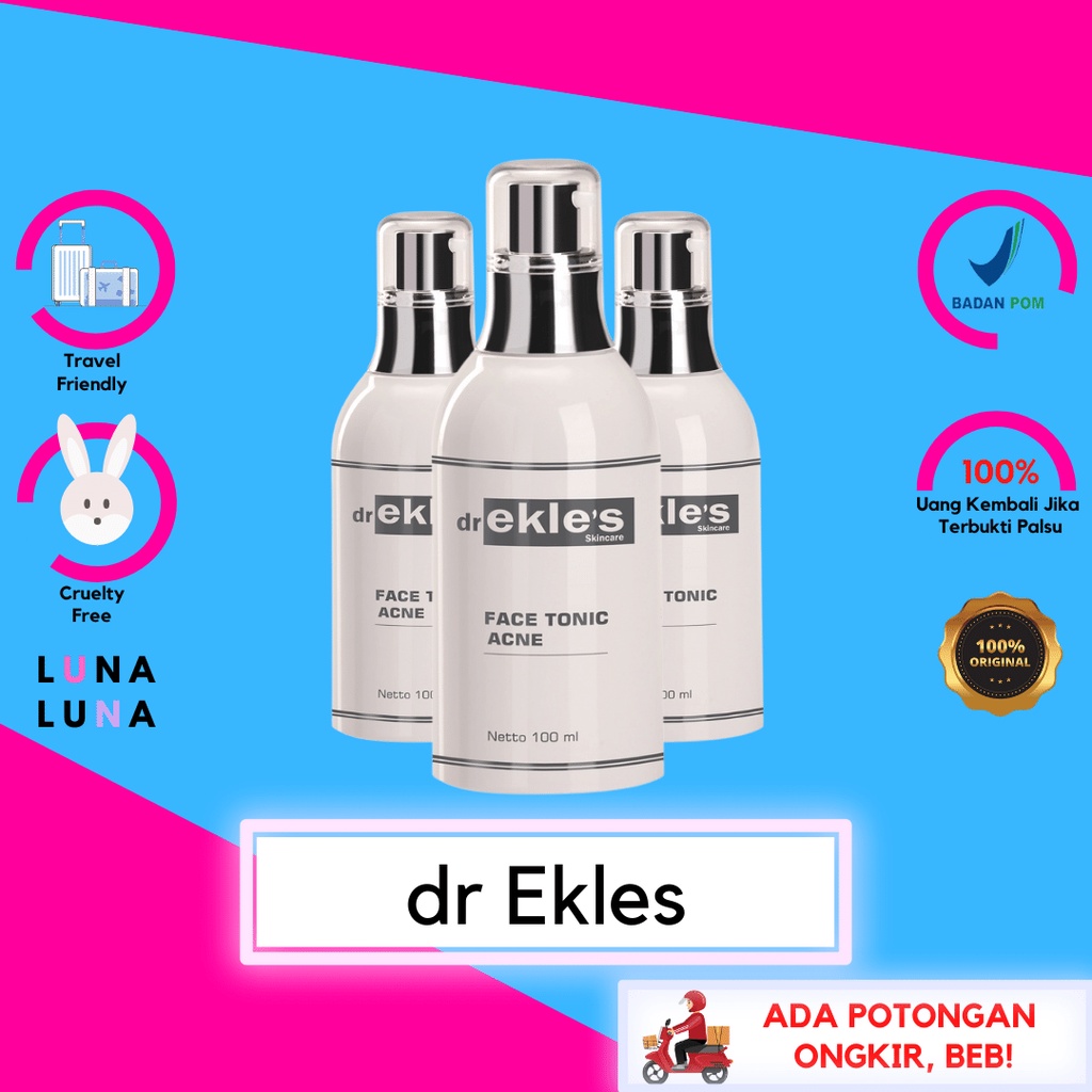 Jual dr Ekles Skincare - Face Tonic Acne Premium AX 120ml | Shopee ...