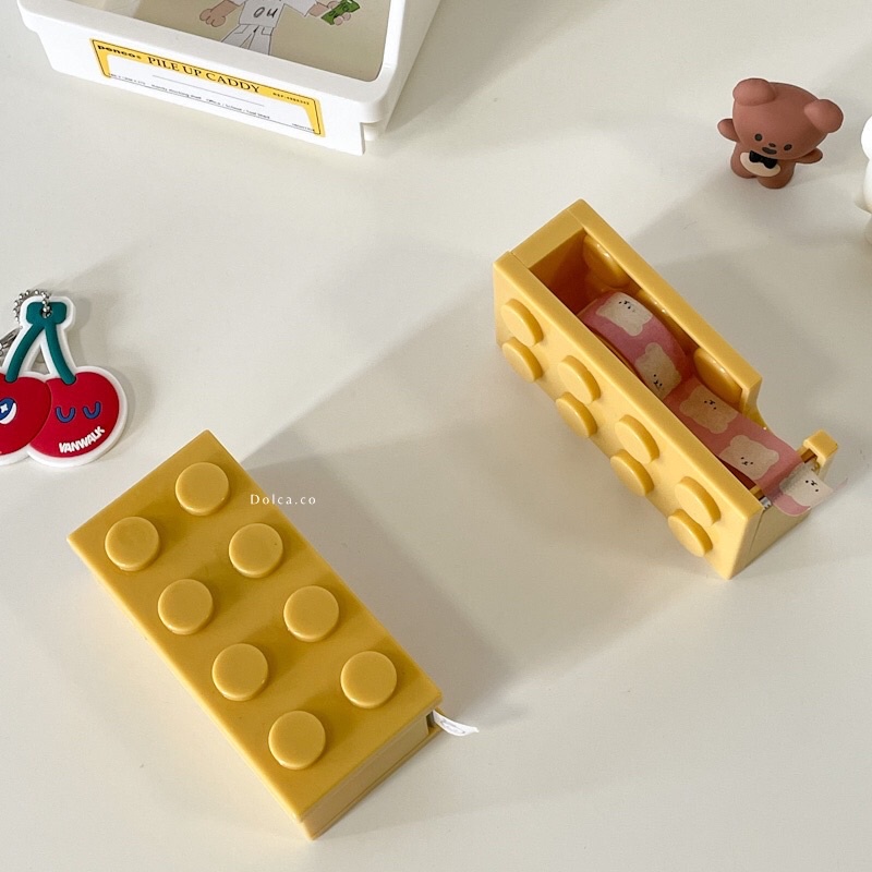 Jual [DOLCA] Blocks Washi Tape Dispenser Tempat Isolasi Alat Pemotong ...